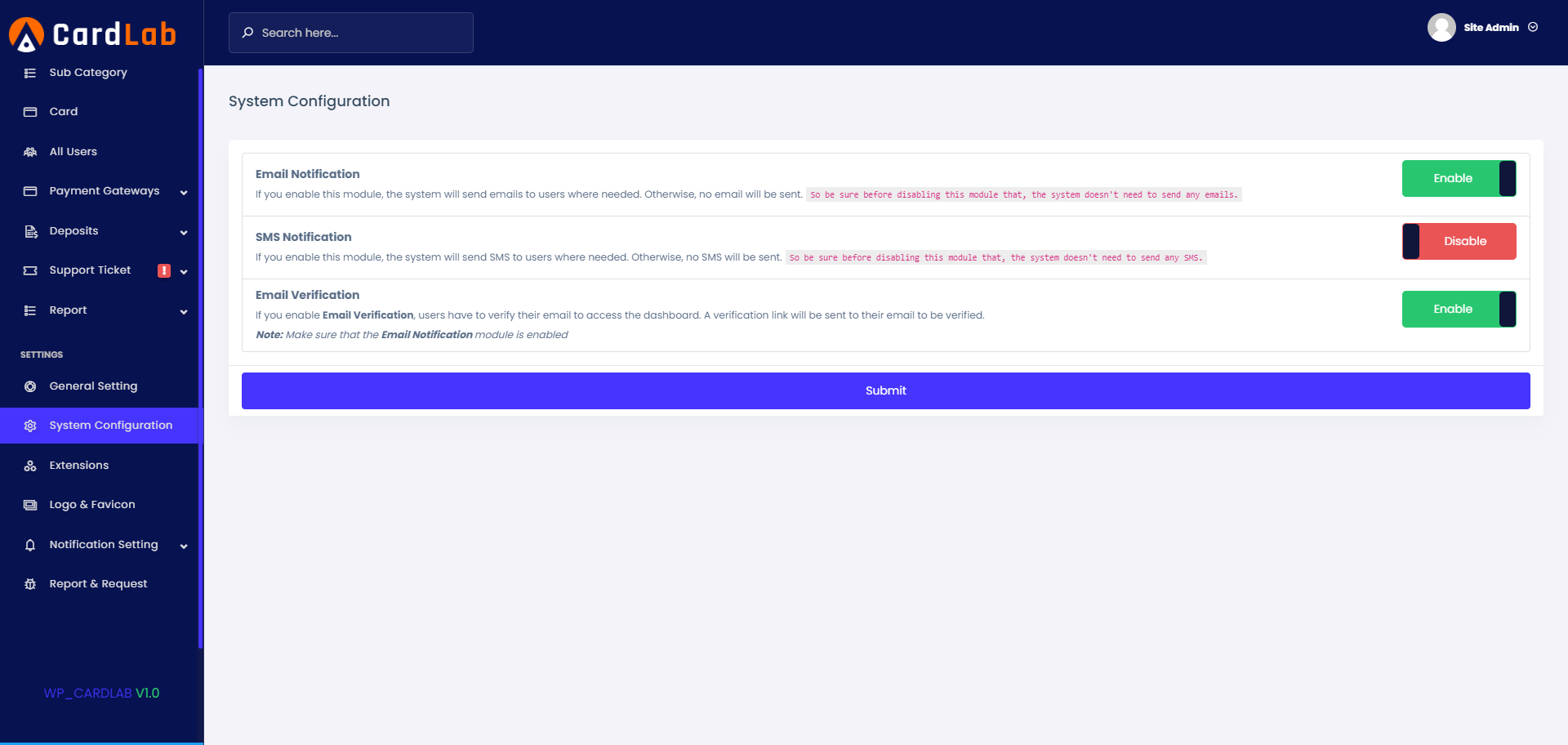 CardLab - Prepaid Card Selling WordPress Plugin by ViserLab | CodeCanyon