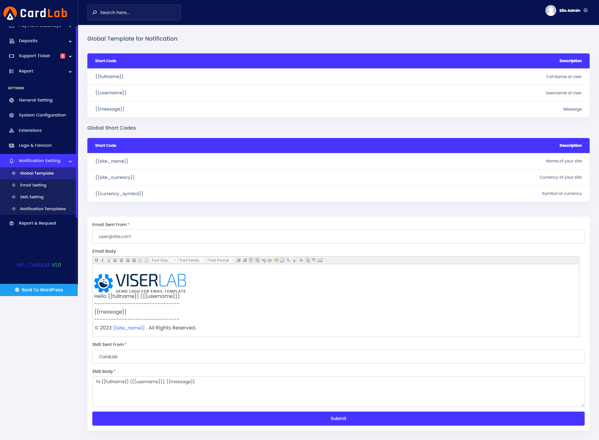 CardLab - Prepaid Card Selling WordPress Plugin by ViserLab | CodeCanyon