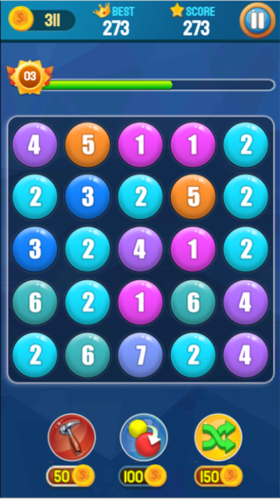 Merge Bubble Number - Html5 (Construct3) by PaintGame | CodeCanyon