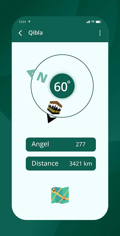 Qibla Compass - Qibla Direction - Quran Qibla Finder - Qibla Connect ...
