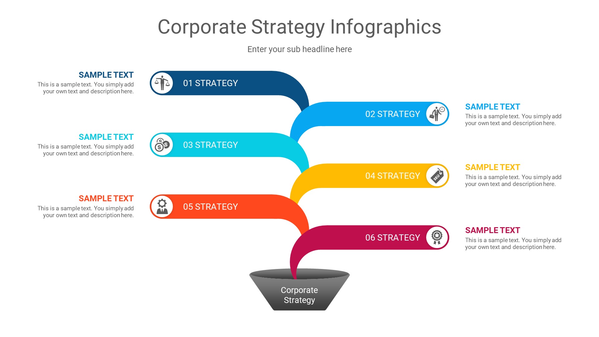 Corporate Strategy Infographics Keynote Presentation, Presentation ...