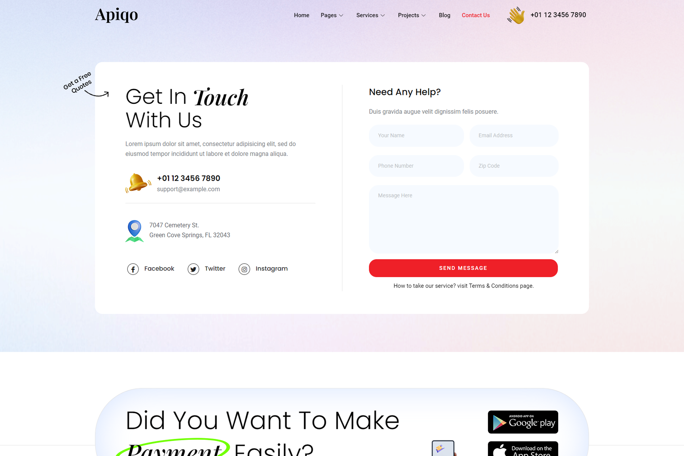 Apiqo - IT Solutions & Services Saas Elementor Template Kit by ThemetechMount
