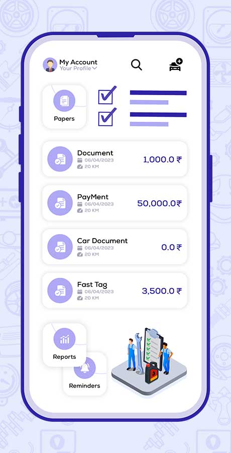 Vehicle Maintenance Tracker - Mileage Tracker - Vehicle Log - Car ...