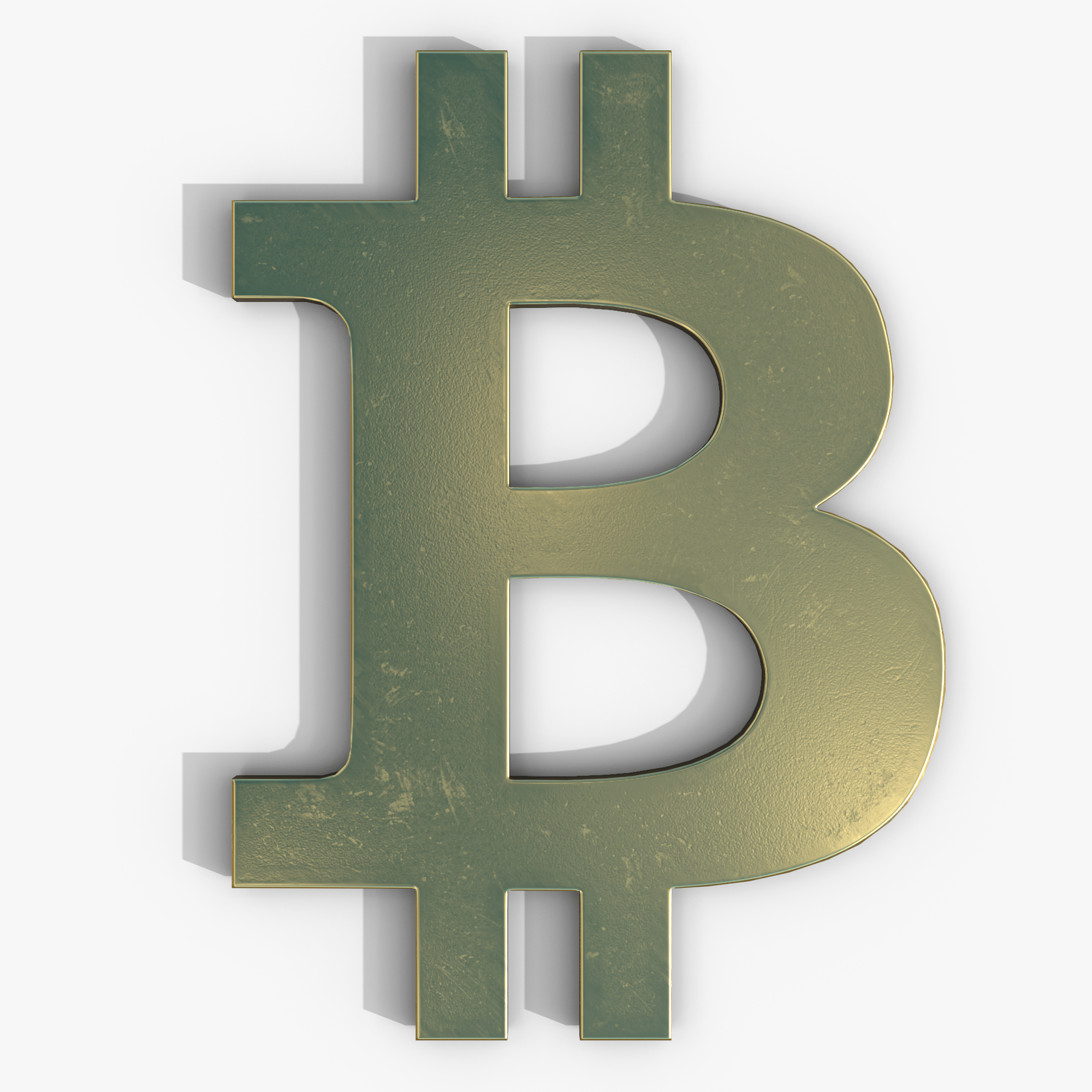 Bitcoin golden logo by Amazing_Zonder | 3DOcean