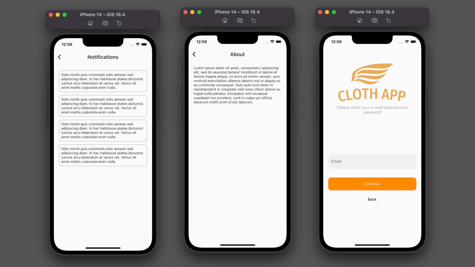 Flutter E-commerce Template - Fashion Store App UI - Clean and simple ...