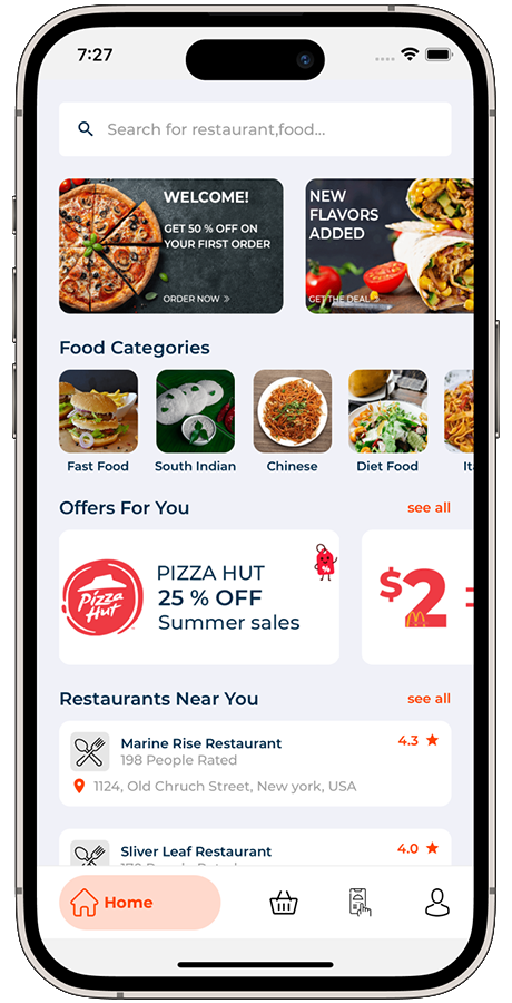 3 In 1 React Native Food Ordering App Template Food Delivery App Template Foodex React