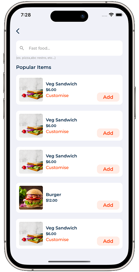 3 in 1 React Native Food Ordering App Template | Food Delivery App Template | FoodEx | React ...