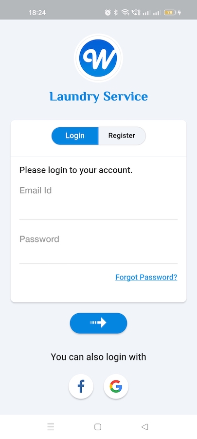 Laundry Services Flutter App - UI KIT by Fluttertop | CodeCanyon
