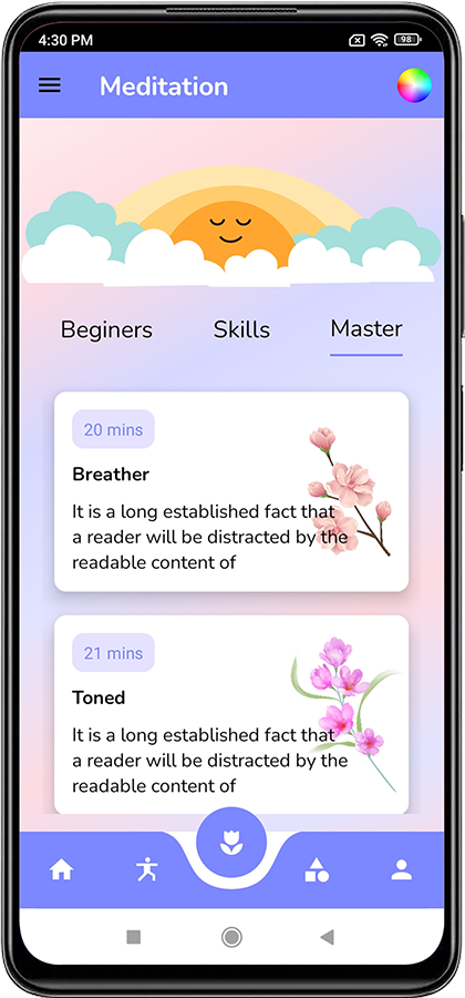 Meditate - Yoga and Meditation App React Native iOS/Android App ...