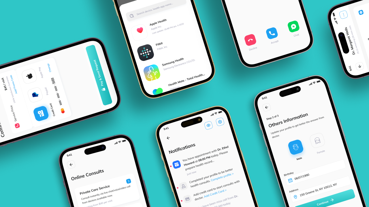 Doctor and Patient React Native Expo Template by thirteendev | CodeCanyon