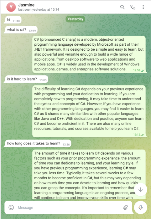 ChatGPT AI Telegram Responder | AI Telegram Bot by profitable | CodeCanyon