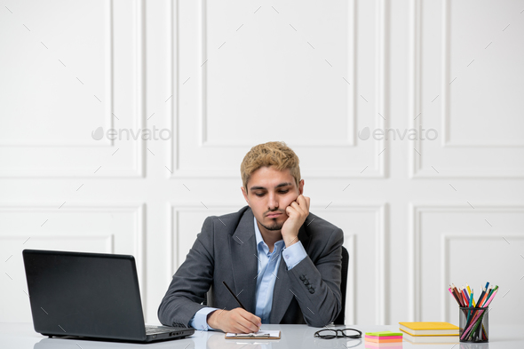 Attention Deficit Hyperactivity Disorder young stressed worker in the ...