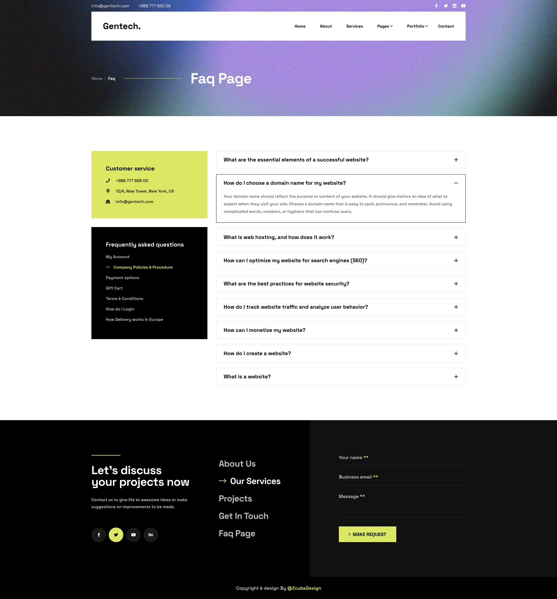 Gentech - IT Solutions & Startup Figma Template by zcubethemes ...