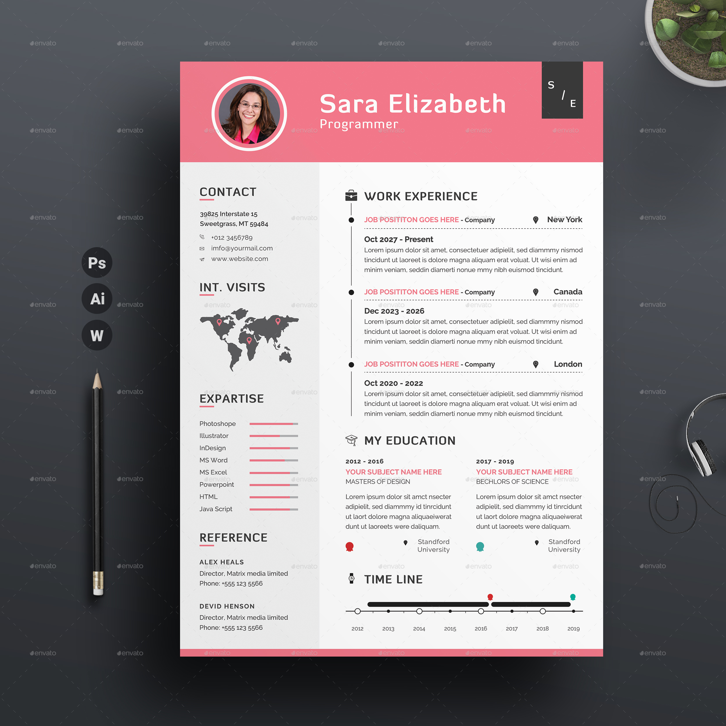Resume, Print Templates | GraphicRiver