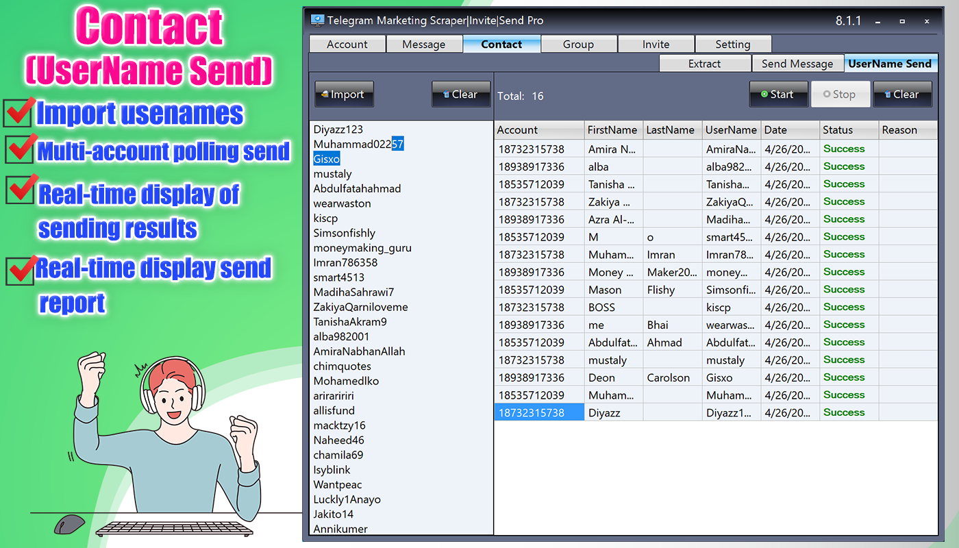 Telegram Marketing Scraper and Invite Bulk Sender Pro 8.2.6 by ...
