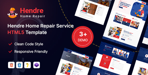 Hendre - Handyman & Multi-Purpose HTML5 Template by Dreamit-Solution