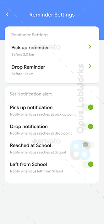 4 Apps | School-Parent App UI Kit | Students' Activities ...