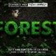 Forest Editable Psd Text Effect, Add-ons | GraphicRiver