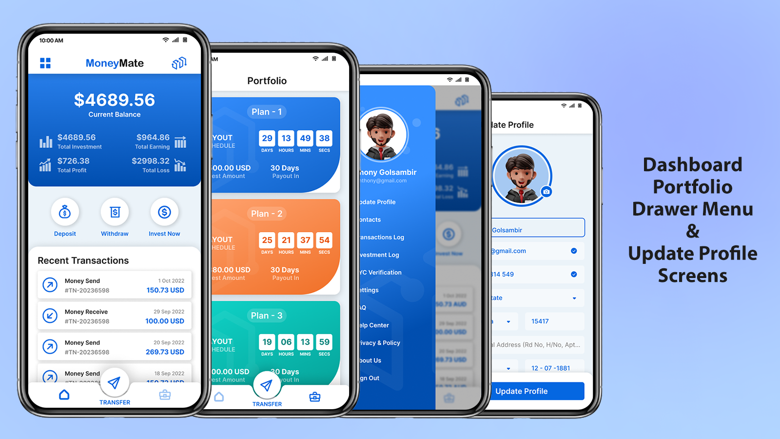 MoneyMate - Company Investment Platform Flutter App by AppDevsX ...