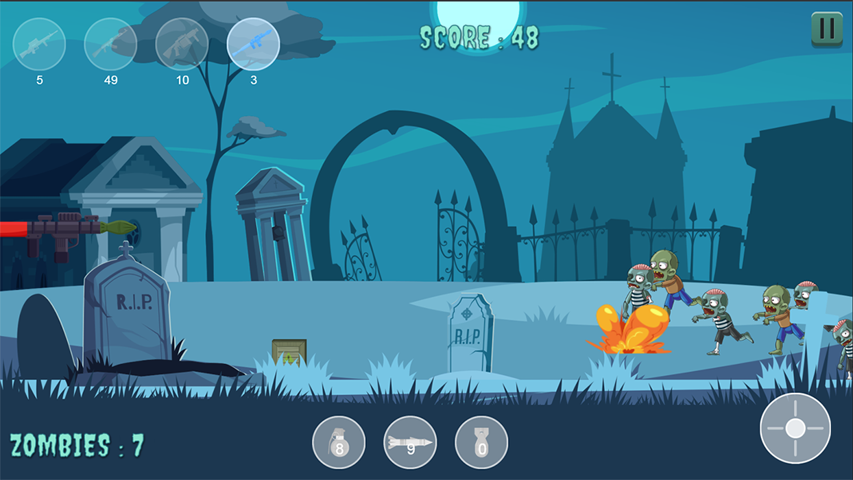 Zombie Land Game (Construct 3 | C3P | HTML5) Advanced Endless Game by Pro_Gaming