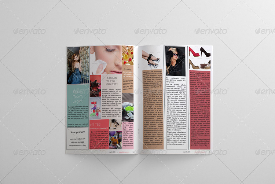 24 Pages Fashion Magazine Template by BaGeRa | GraphicRiver