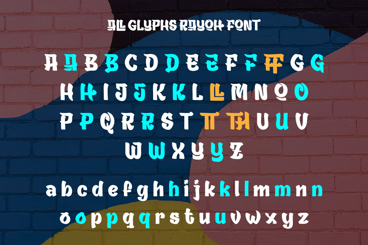 RAYOH – Display Graffiti Font, Fonts | GraphicRiver