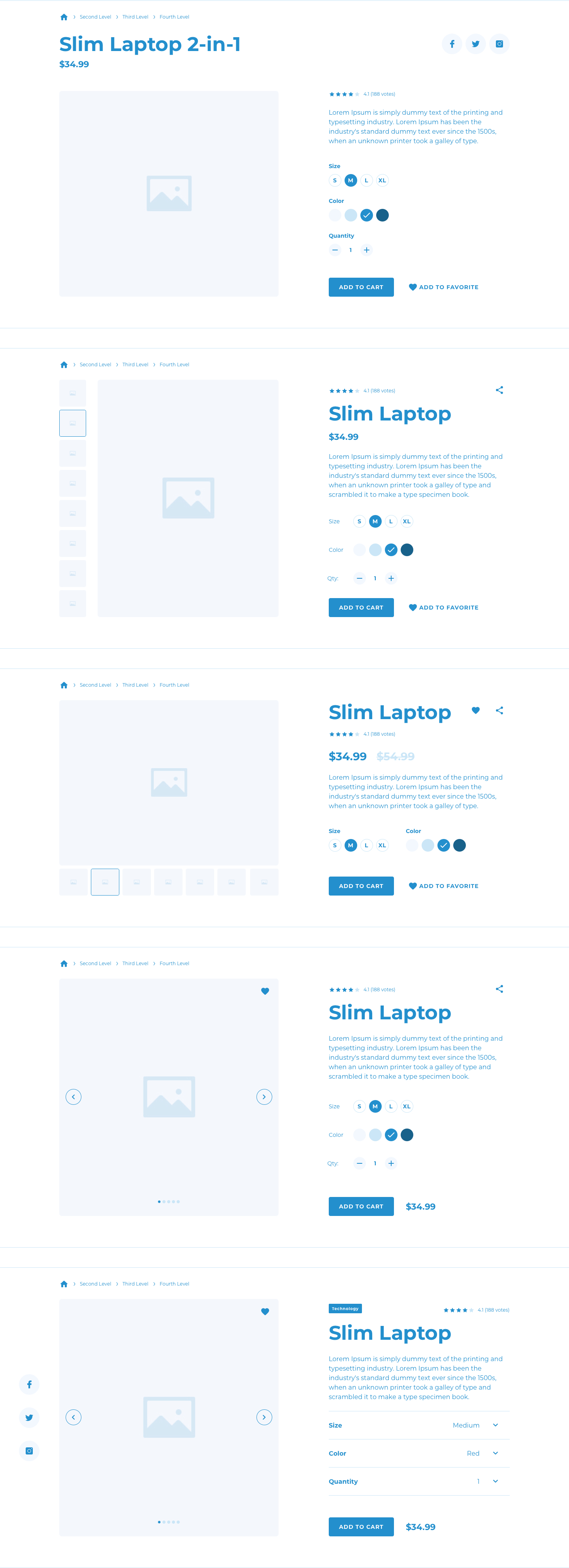 Wireland for Ecommerce - Massive Wireframe Library Collection by YOYO_LABS