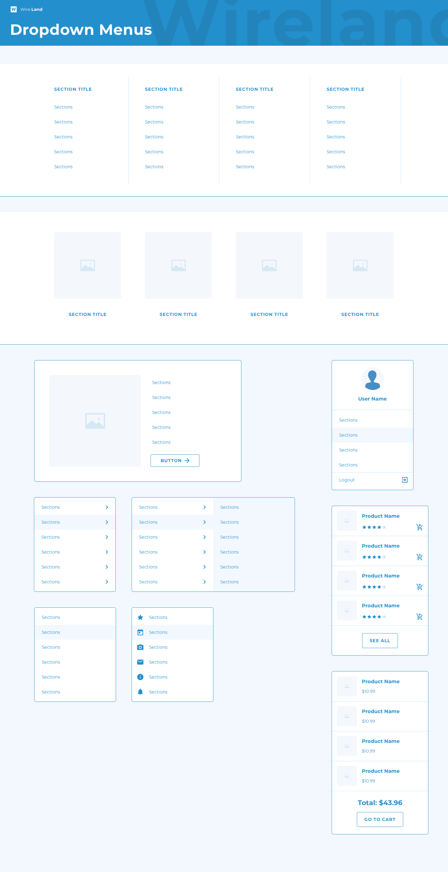 Wireland for Ecommerce - Massive Wireframe Library Collection by YOYO_LABS