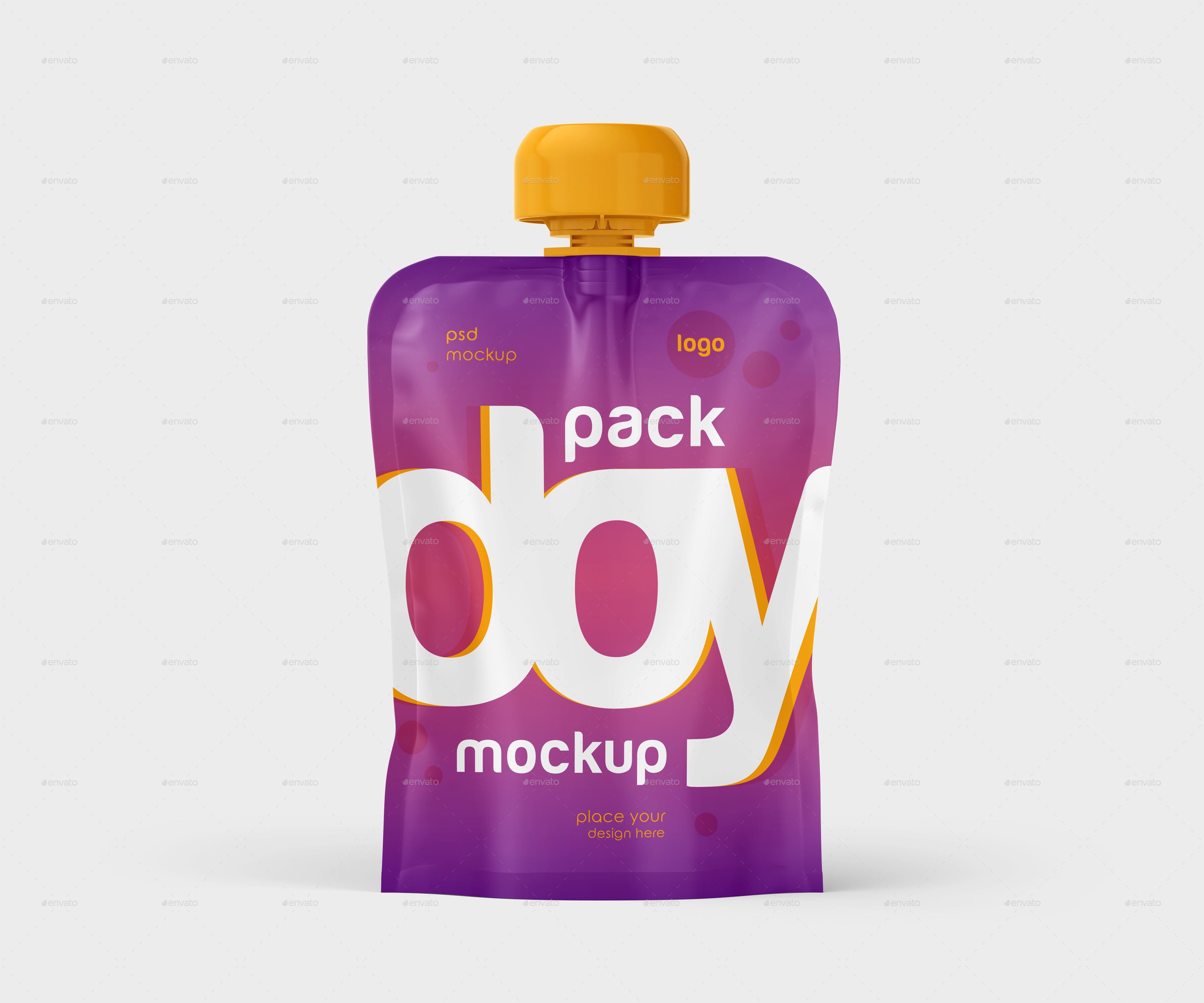 Glossy Doy Pack Mockup Set, Graphics | GraphicRiver