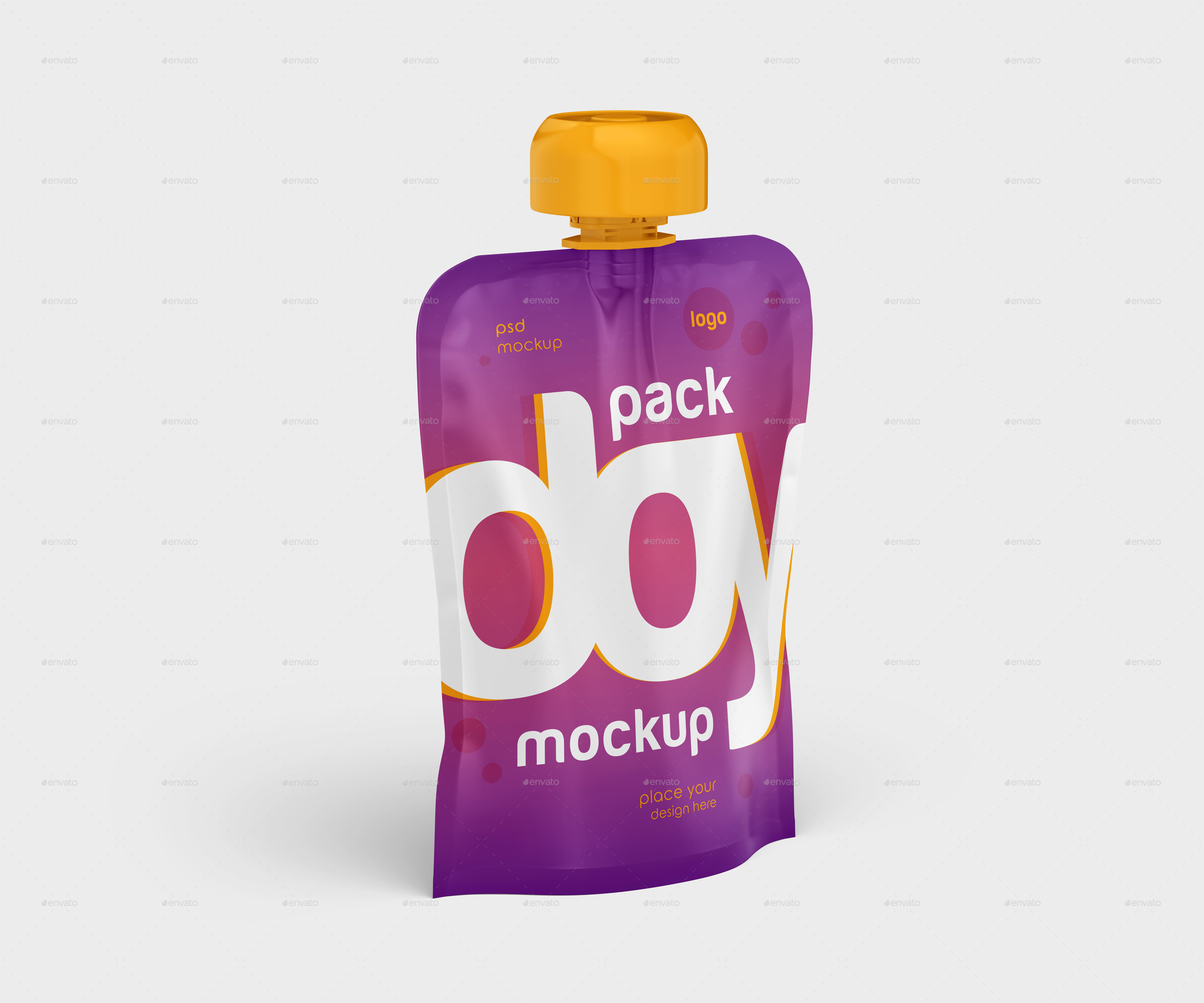 Glossy Doy Pack Mockup Set, Graphics | GraphicRiver