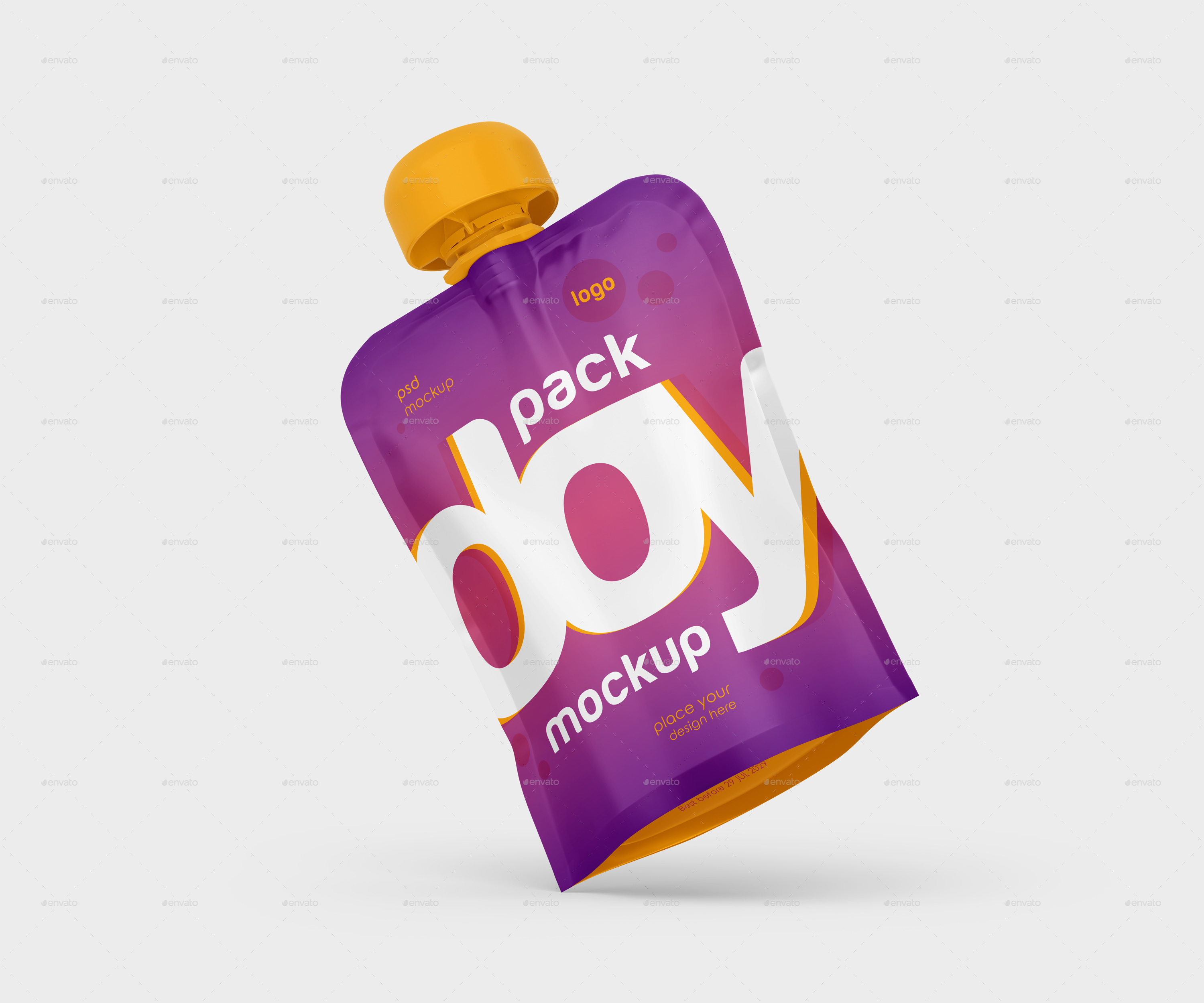 Glossy Doy Pack Mockup Set, Graphics | GraphicRiver