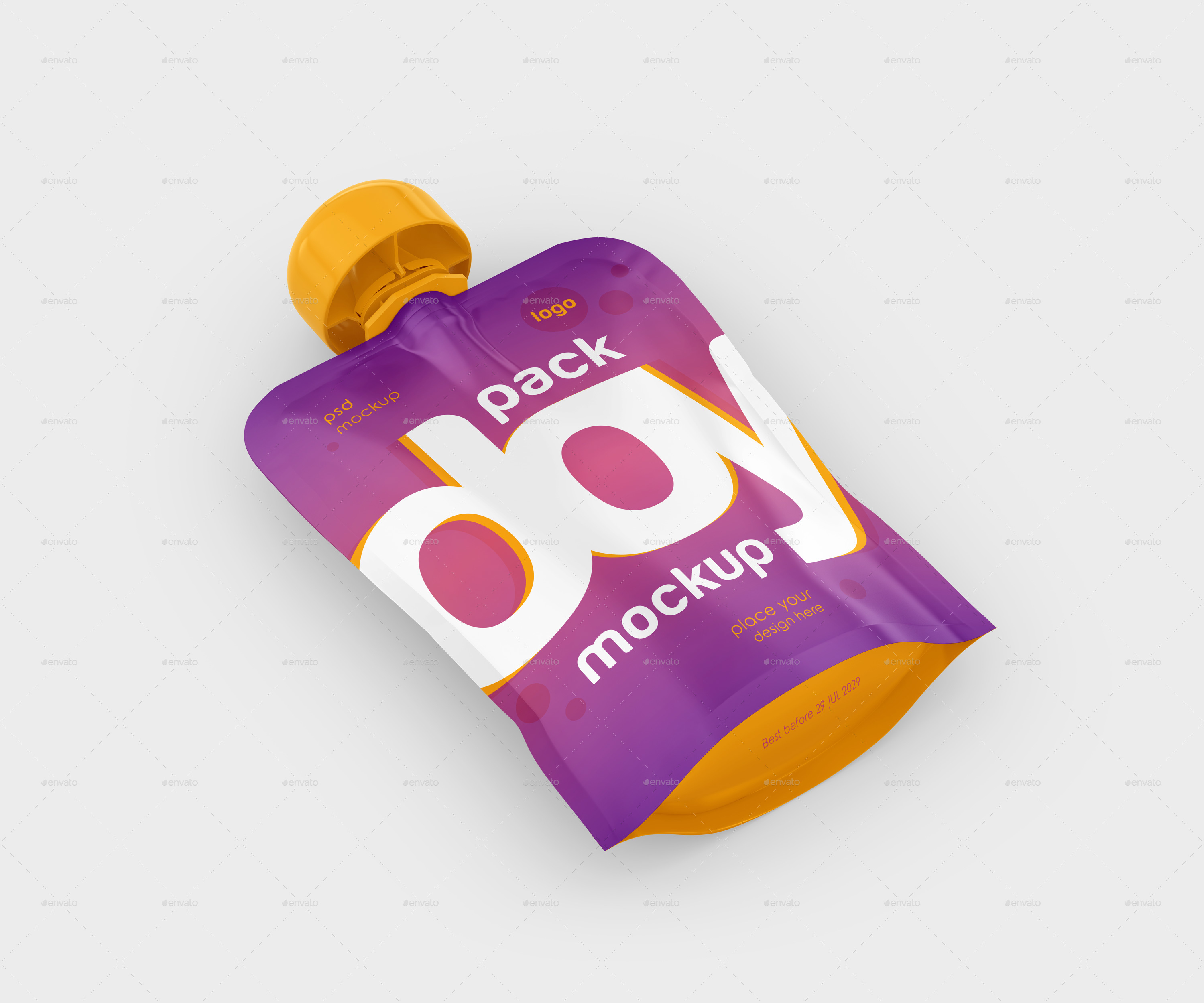 Glossy Doy Pack Mockup Set, Graphics | GraphicRiver