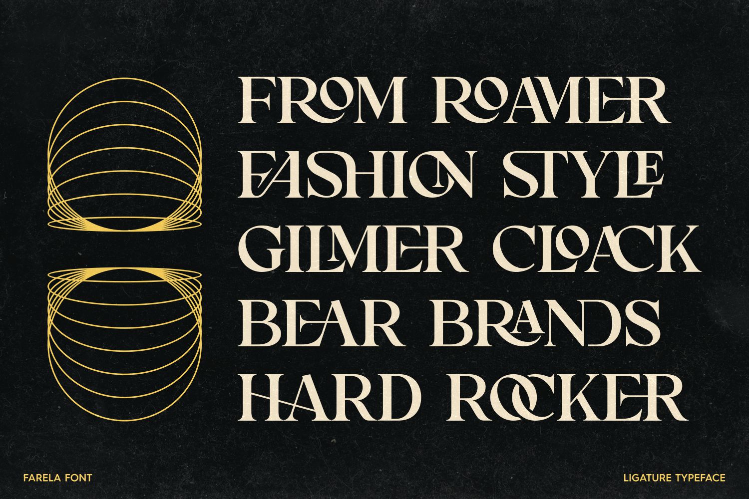 FARELA LIGATURE FONT, Fonts | GraphicRiver