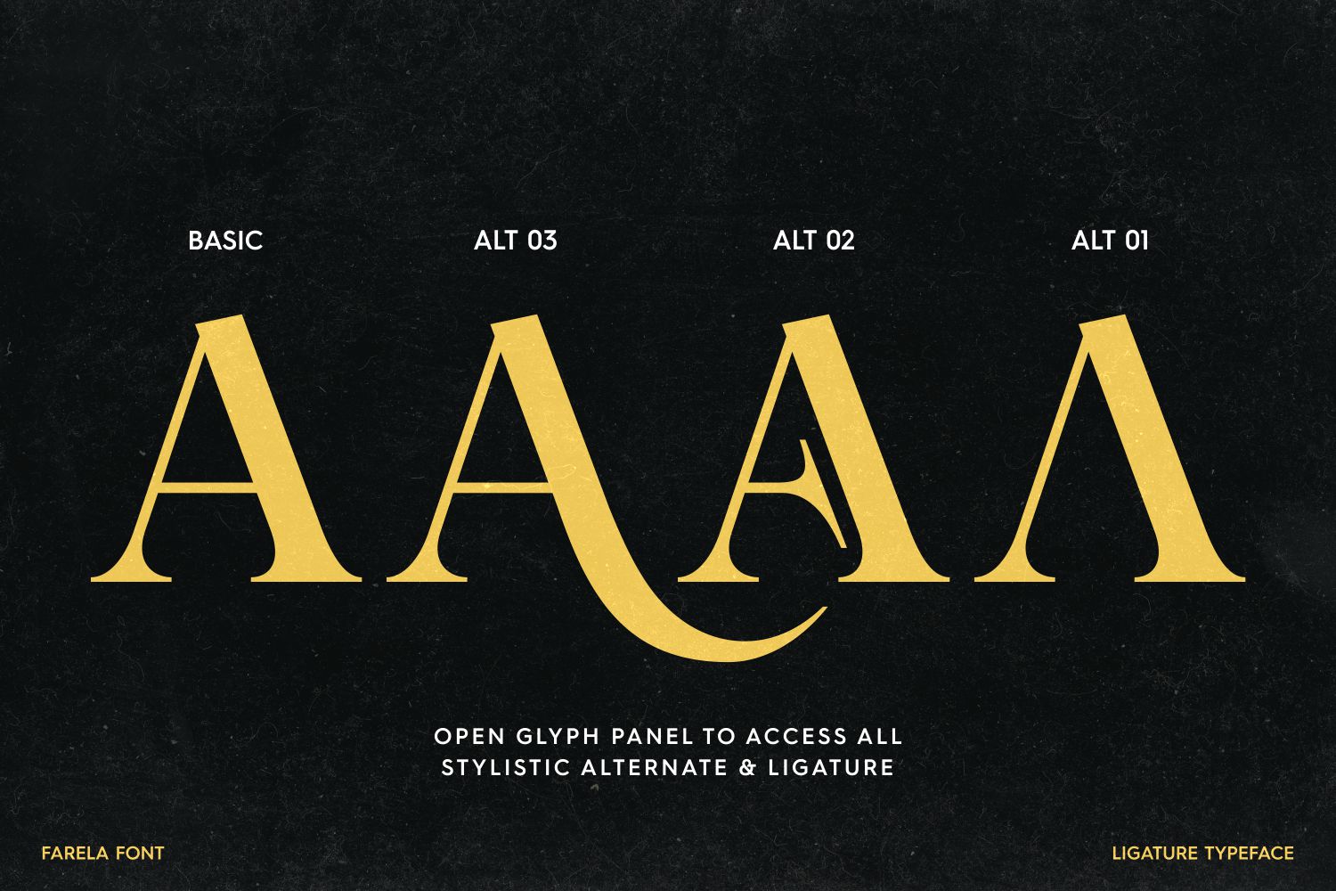 FARELA LIGATURE FONT, Fonts | GraphicRiver