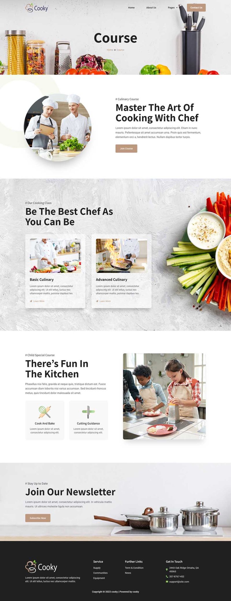 Cooky - Cooking Class Elementor Template Kit by Kitpro | ThemeForest