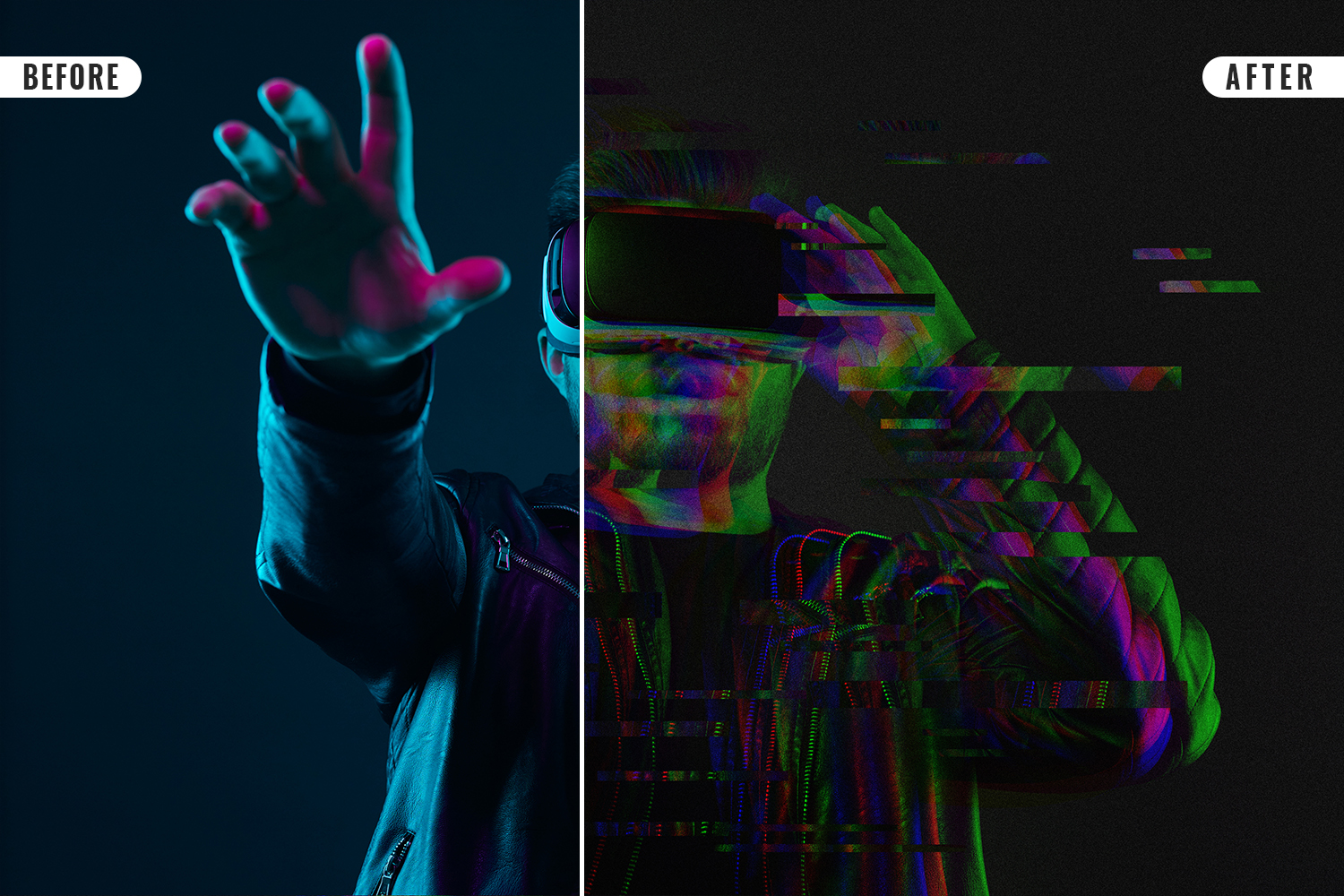 Glitch Photo Effect, Add-ons | GraphicRiver