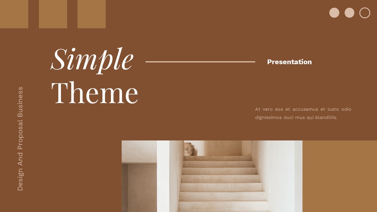 Simple Theme Minimalism Business Presentation Powerpoint Template ...