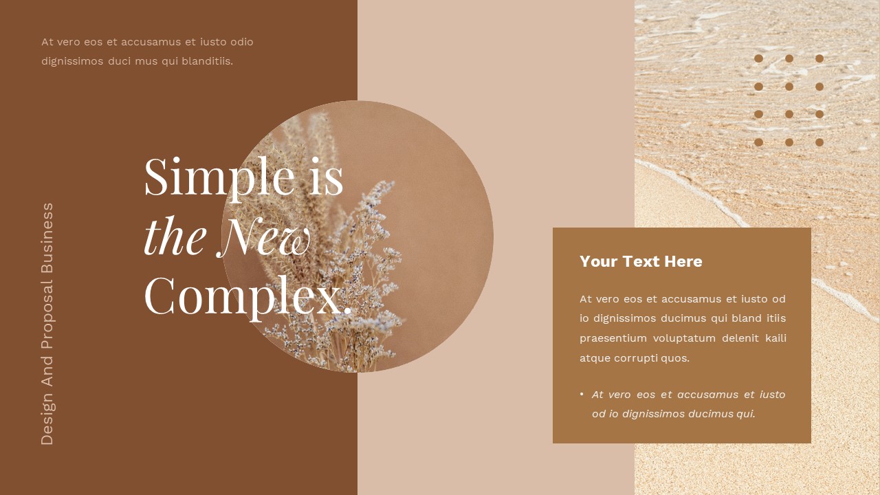 Simple Theme Minimalism Business Presentation Powerpoint Template ...