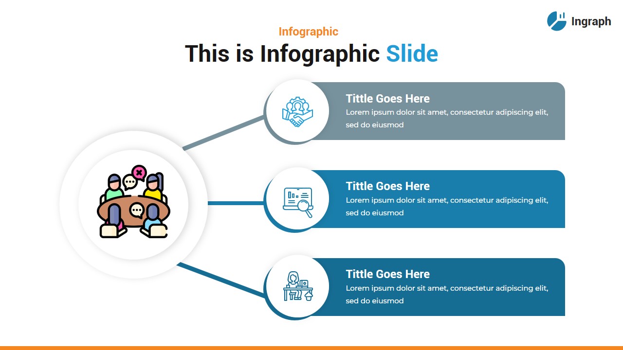 Infographic Business Pitch Deck Presentation, Presentation Templates