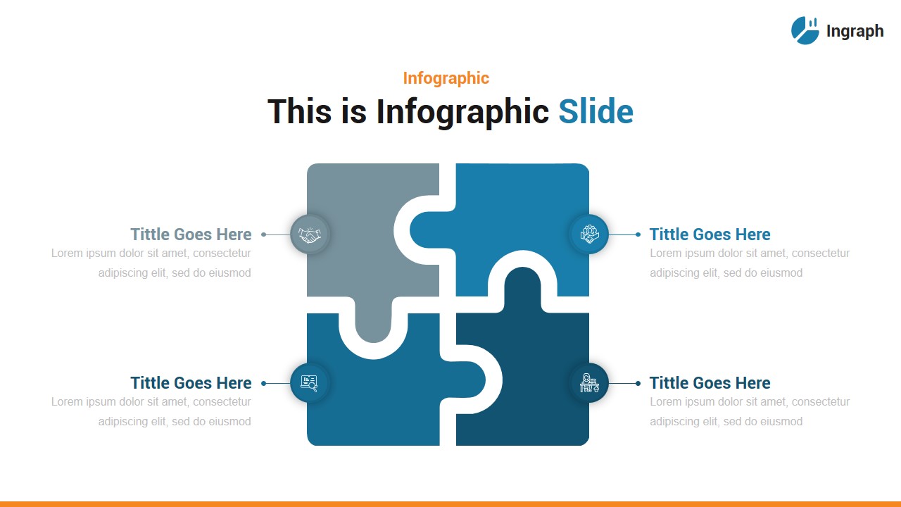 Infographic Business Pitch Deck Presentation, Presentation Templates