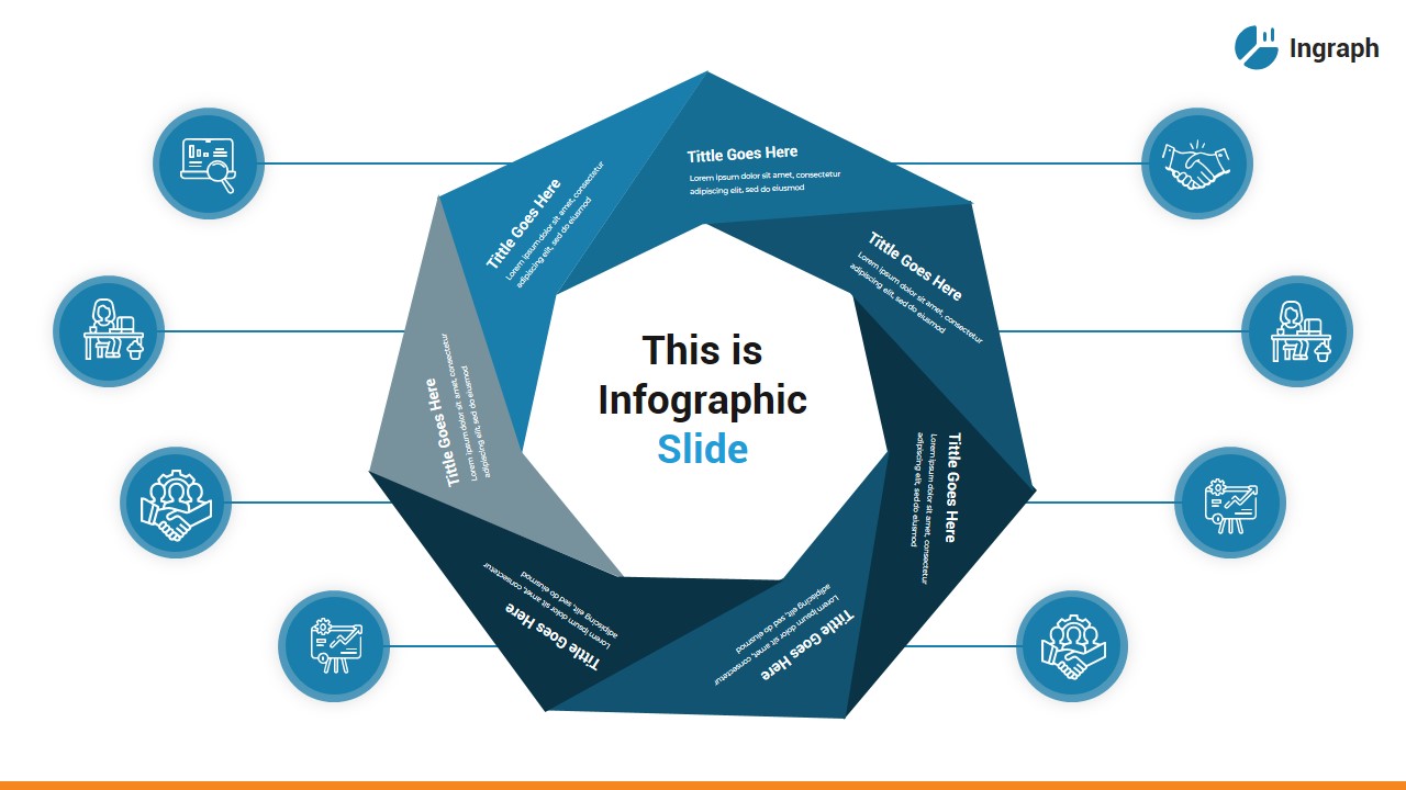 Infographic Business Pitch Deck Presentation, Presentation Templates