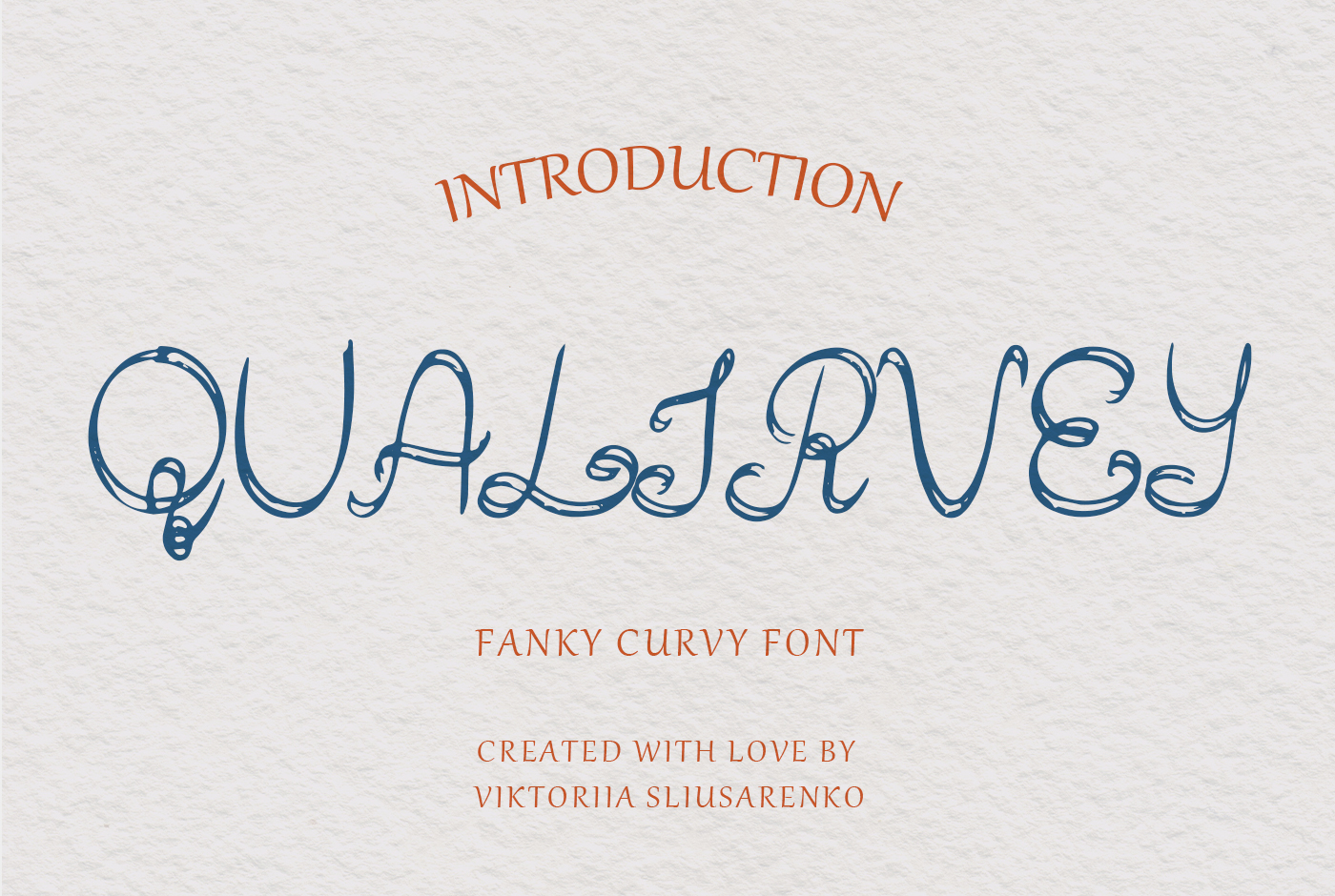 Qualirvey - curvy font, Fonts | GraphicRiver