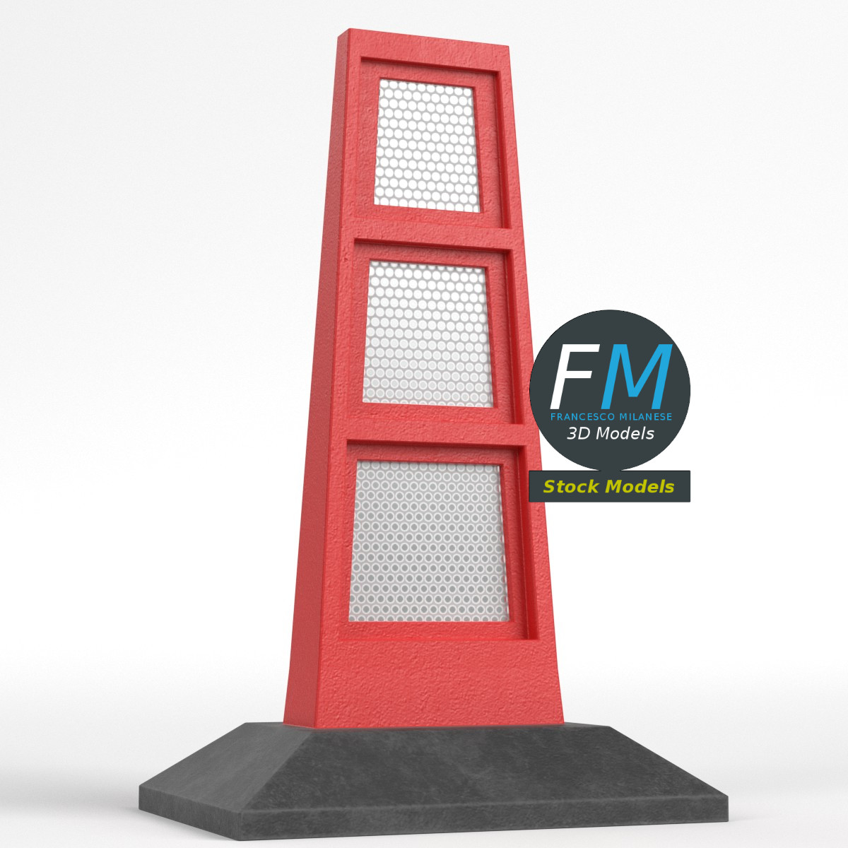 Flexible road delineator by FrancescoMilanese85 | 3DOcean