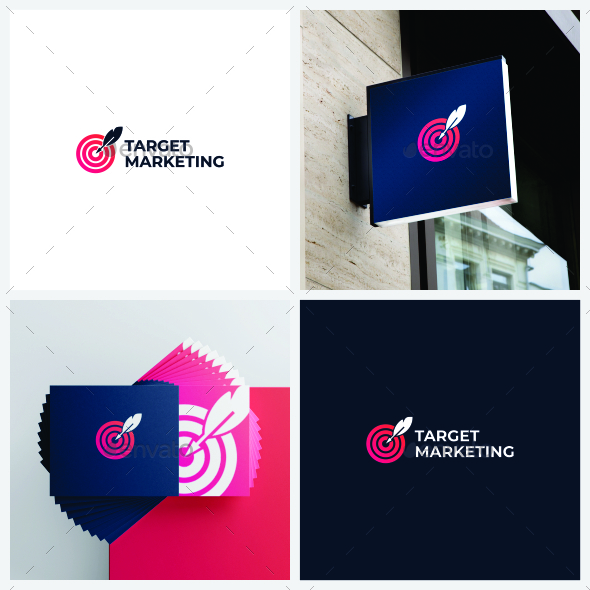 Target Logo Marketing Logo Solution, Logo Templates | GraphicRiver