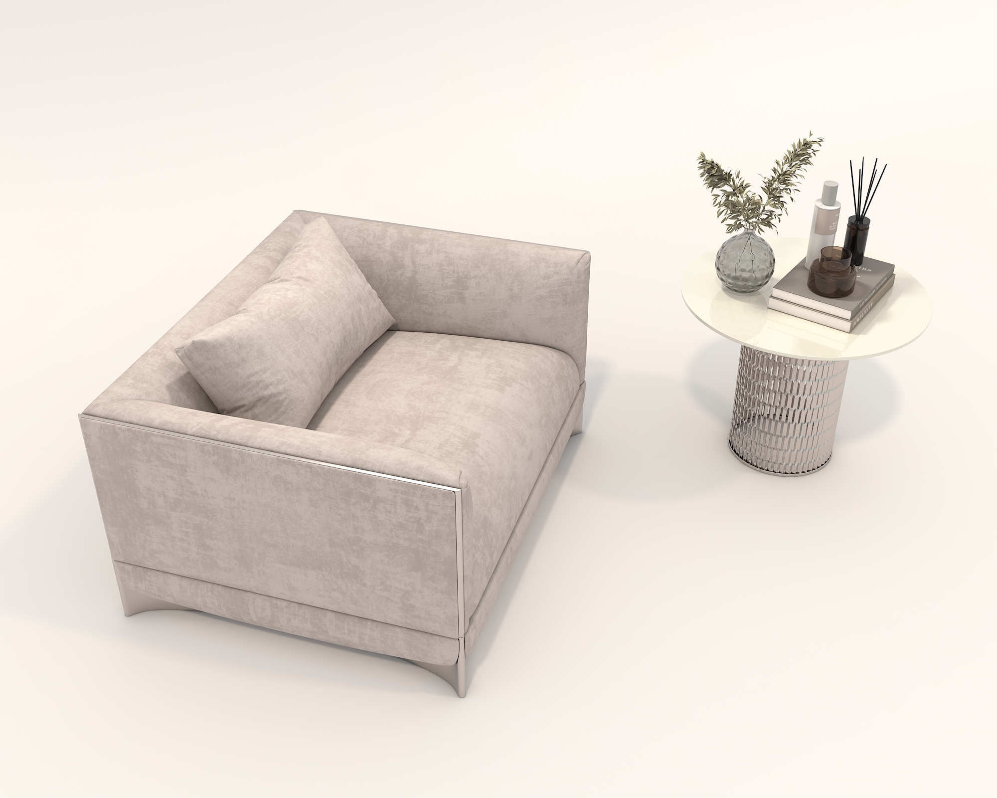 Modern Lounge Chair and Coffee Table Set by nhattuankts | 3DOcean