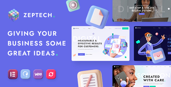Zeptech - Business Consulting WordPress Theme by WebGeniusLab | ThemeForest