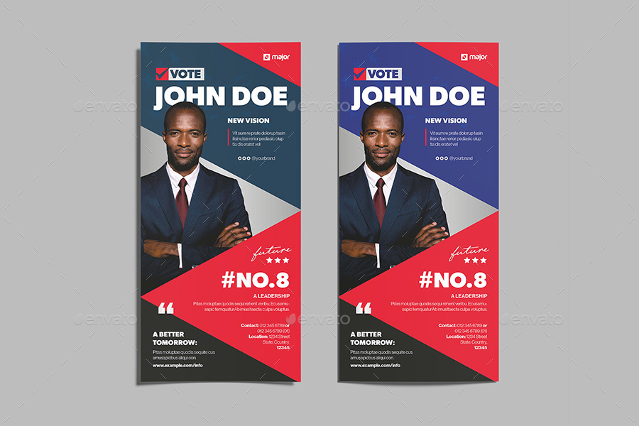 Modern Political Template Set, Print Templates | GraphicRiver