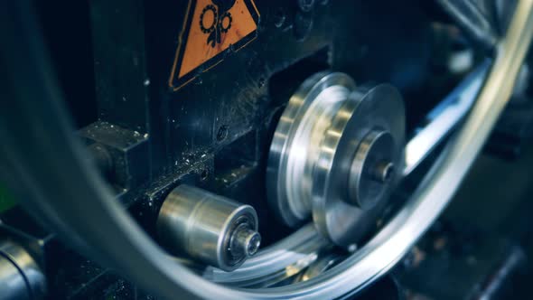 Modern Rim Forming Machine, Stock Footage | VideoHive