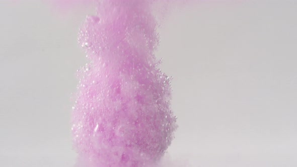 Pink Bath Bomb Exploding in Water, Stock Footage | VideoHive