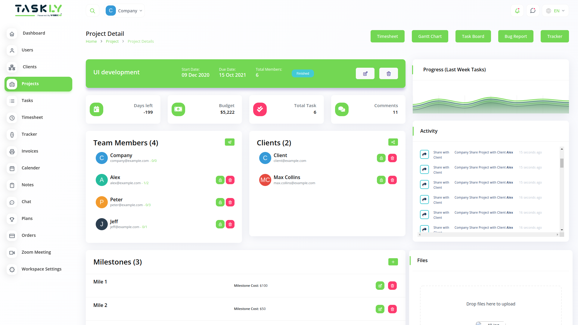 TASKLY SaaS – Project Management Tool by RajodiyaInfotech | CodeCanyon